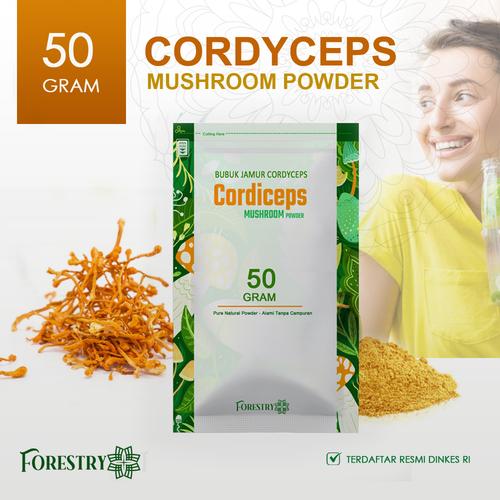 Jual Cordyceps Mushroom Powder 50 Gram Forestry - Kota Depok - Forestry ...