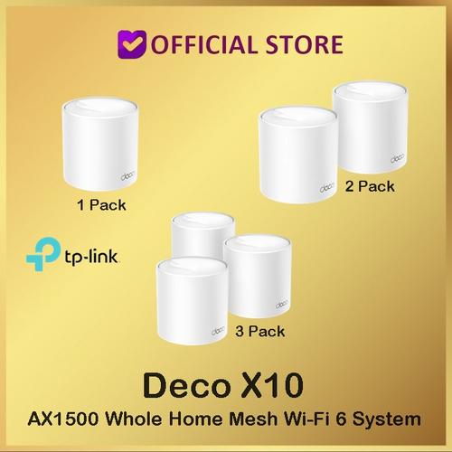 Promo Tp-Link Deco X10 1/2/3 Pack AX1500 Whole Home Mesh Wi-Fi 6 System ...