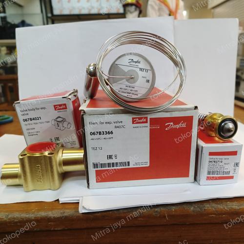 Jual Expansion Valve Danfoss TEZ 12 R407C PN.067B3366 Plus body Orifice ...