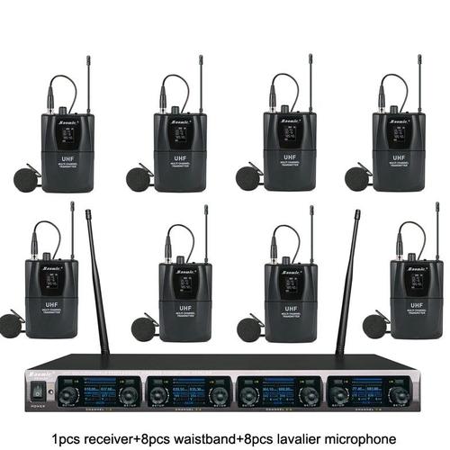 Jual Sale Baomic BM-808K 8 channel UHF Wireless Microphone 1 Receiver 8 ...