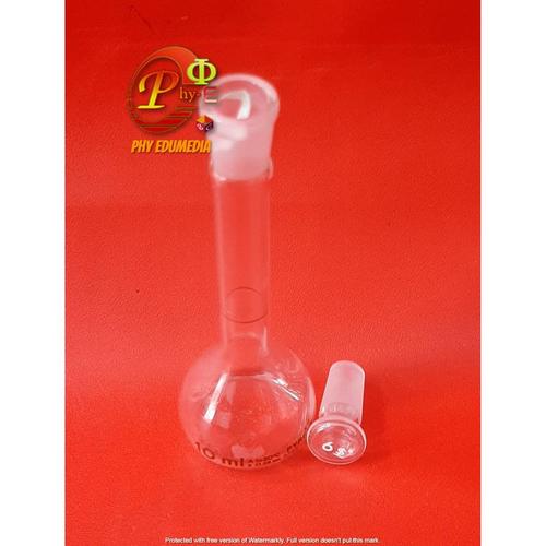 Jual Labu ukur 10ml Pyrex / Volumetric Flask 10ml Pyrex / Labu ukur ...