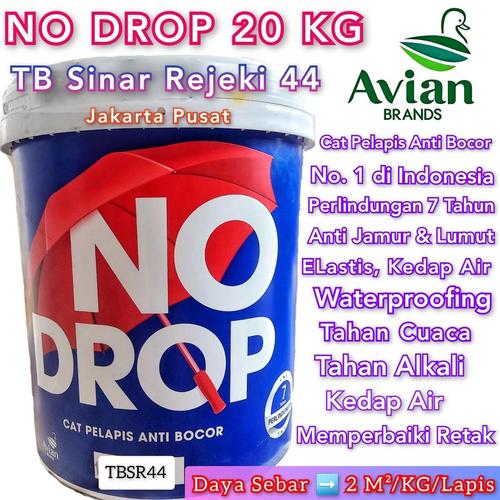 Jual [CARGO] NO DROP PAIL 20 KG WARNA READY MIX CAT PELAPIS ANTI BOCOR ...