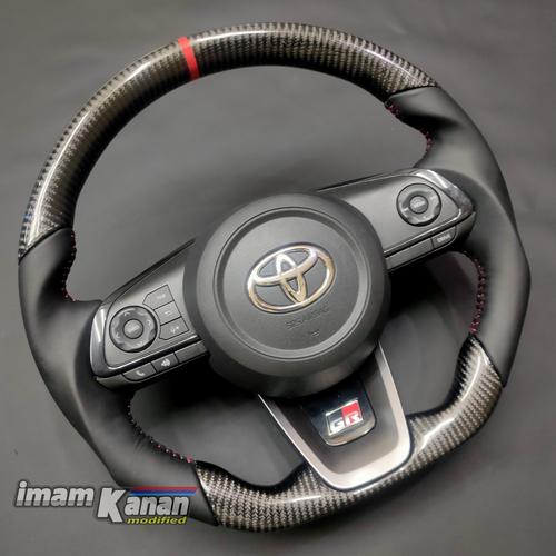 Jual lingkar setir strir steer toyota raize gr, agya gr original custom ...