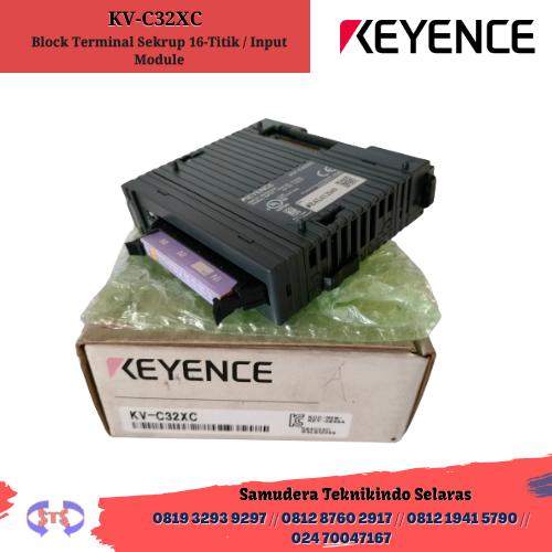Jual Keyence KV-C32XC Block Terminal Sekrup 16-Titik / Input Module ...