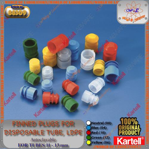 Jual KARTELL Finned Plugs for Disposable Tube 11-13mm, LDPE Art.No ...