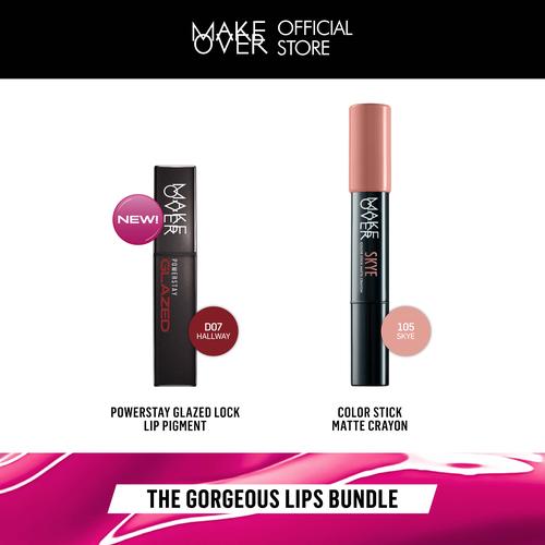 Promo MAKE OVER GORGEOUS LIPS BUNDLE : Glazed Lock Lip Pigment + Color ...