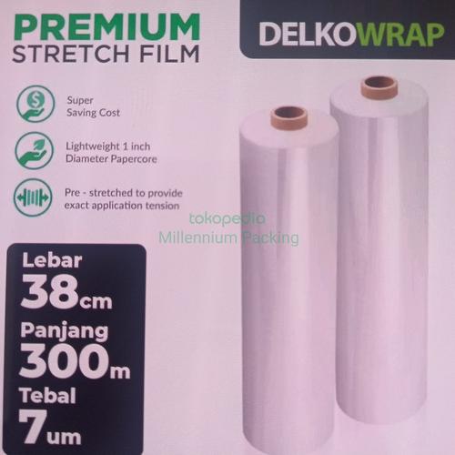 Jual stretch film BOLT plastik wrapping - bening, 38cmx300m - Kota Bandung - Millennium Packing ...