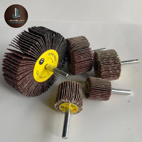 Jual Amplas Kipas/Flap Wheel/ Fan Grinder D 25-50 mm - 25x25x6mm, #120 ...