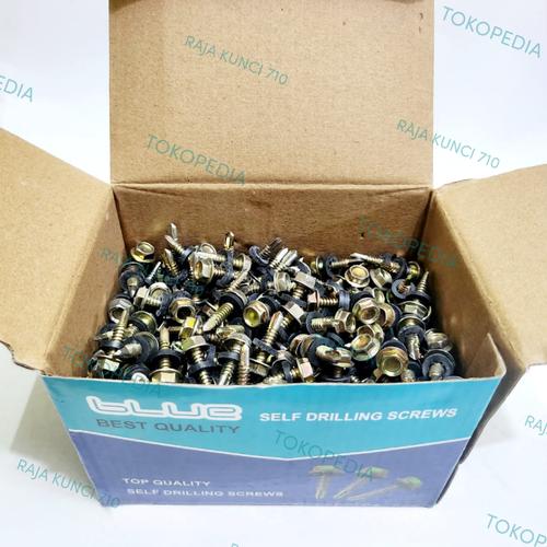 Jual Baut Roofing 12 x 20 BLUE - Skrup Baut Rofing 12z20 - Baut Atap 2 ...