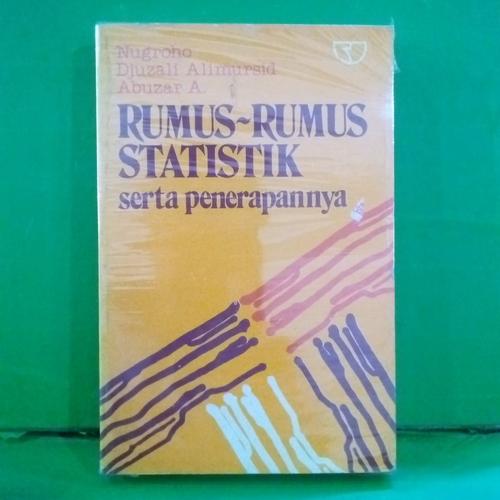 Jual Buku rumus rumus statistik serta penerapannya - Jakarta Selatan ...