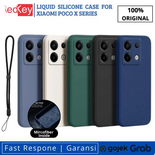 Jual Case Xiaomi Poco X6 / X6 Pro Liquid Silicone Mircrofiber Casing ...