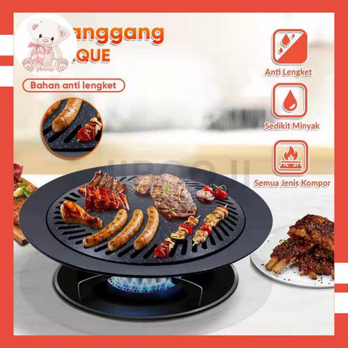Jual Ultra Grill Pan Korean BBQ Alat Panggang Daging Teflon Wajan Bulat ...