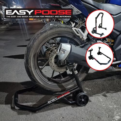 Jual Standar Paddock Motor Pedok Belakang easypoose type Sport - Hitam ...