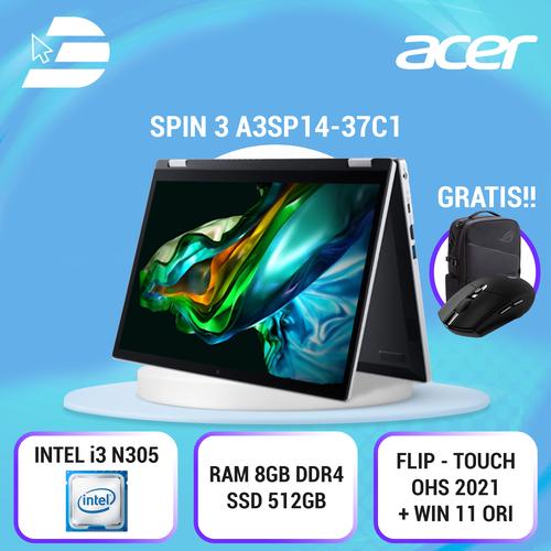 Jual Acer Aspire 3 Spin A3SP14-37C1 Steel Grey/Core i3-N305/8GB/512GB ...