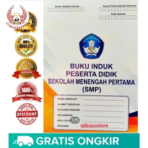 Jual Buku Induk Peserta Didik Sekolah Menengah Pertama SMP - Kota ...