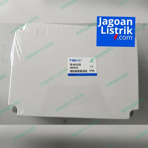 Jual Junction Box Panel PVC 220x300x120 mm Tibox 220 x 300 x120 IP66 ...