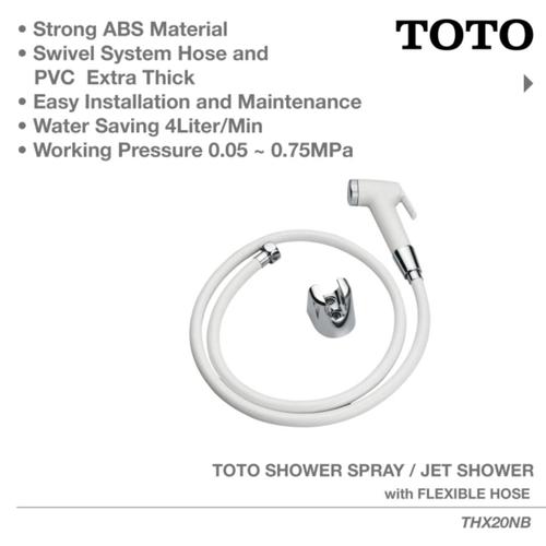Jual Jet Shower Toto THX 20 / Shower Bidet / Shower Toilet - chrome ...