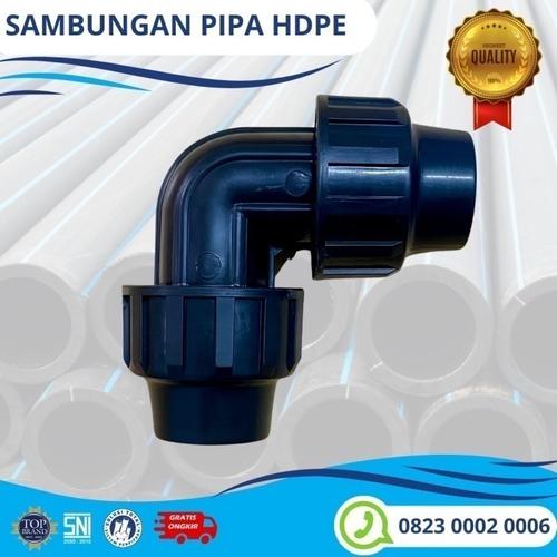 Jual knee hdpe compression 3 inch 90 mm - elbow pipa hdpe - Jakarta ...