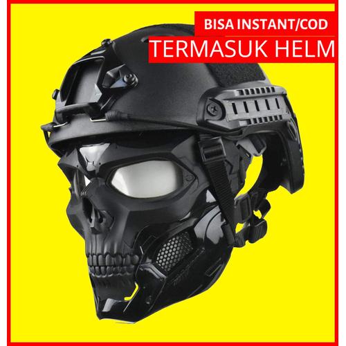 Jual (COD) Paket Helm SWAT + Masker Skull - Jakarta Barat - Supermol ...