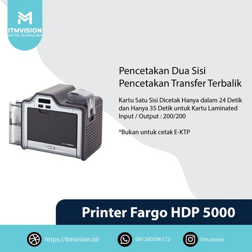 Jual PRINTER FARGO HDP 5000 SINGLE SIDE | Cetak Kartu PVC ID Card - Kab ...
