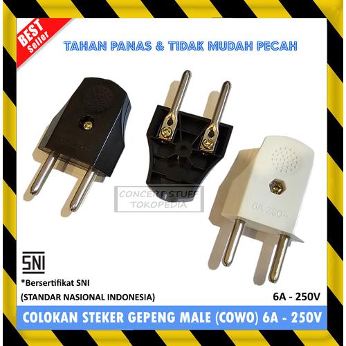 Jual KEPALA COLOKAN STEKER LISTRIK KOTAK GEPENG COWO LAKI MALE MODEL ...