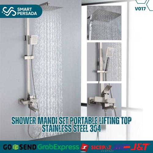 Promo Shower Kamar Mandi Bathroom Set Minimalis Shower Keran Stainless ...
