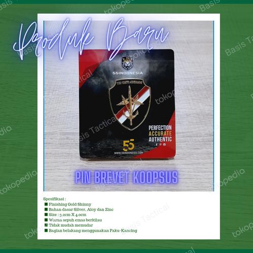 Jual PIN KOOPSUS 55 INDONESIA - Jakarta Timur - Basis Tactical | Tokopedia