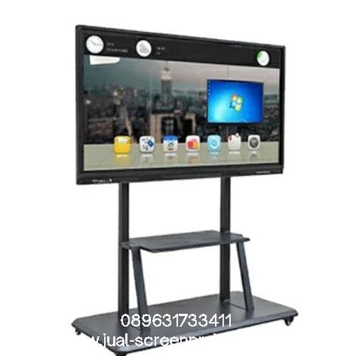 Jual Interactive lcd flat panel 65" + ops windows + stand Led touch ...