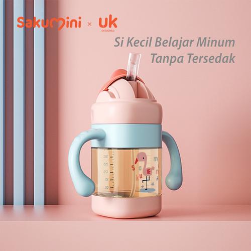 Jual SAKUMINI BABY BOTOL MINUM SEDOTAN TRAINING PPSU STRAW CUP 240ML - Kota Tangerang - Sakumini ...