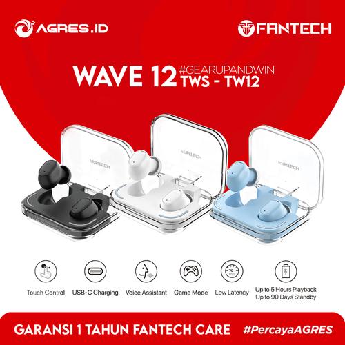 Promo Fantech WAVE 12 TW12 | TWS Bluetooth Earbuds with Microphone - Putih - Kota Yogyakarta ...