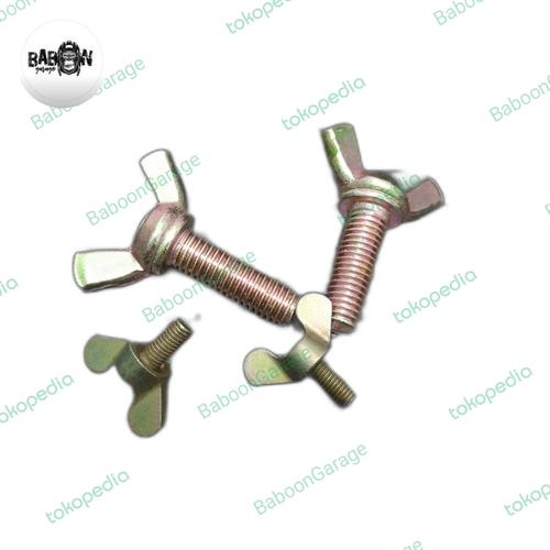 Jual wing bolt M10/Baut Sayap Ukuran M10/Wing Bolt M10x30/Wing Bolt M10 ...