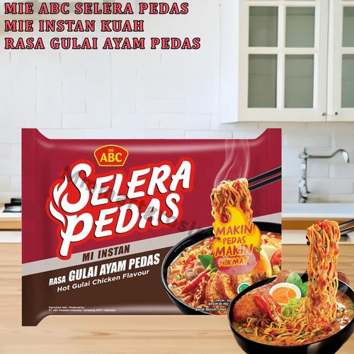 Promo Mie Abc Selera Pedas / Mi Instan Kuah / Mi Rasa Gulai Ayam Pedas ...