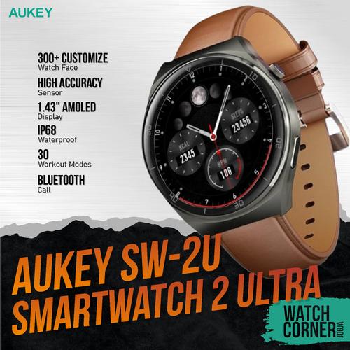 Jual AUKEY SmartWatch 2 Ultra SW-2U Amoled Display Bluetooth Call IP68 ...