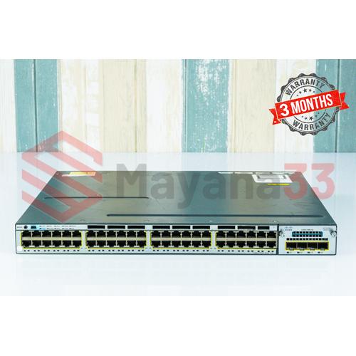 Jual Cisco Catalyst 3750X 48 Port GIGABIT Type WS-C3750X-48P-S - Blank ...