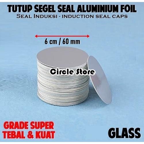 Jual Tutup Segel Botol Kaca 6cm / Tutup Seal Alumunium Toples Glass ...
