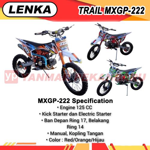 Jual Motor Cross Trail 125cc 4 Tak LENKA MXGP-222 - Merah - Kota ...