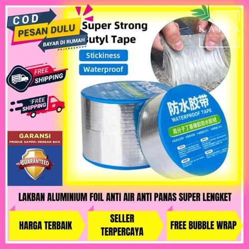 Jual Alat Pertukangan Lakban Aluminium Foil Butyl Rubber Waterproof ...