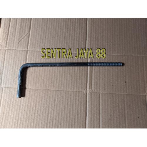 Jual Baut Angkur L Beton M12/Angkur L 1/2x30 cm (Baut Only) - Kota ...