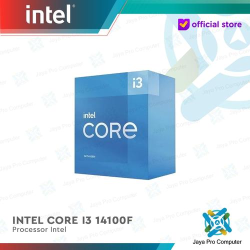 Promo Processor Intel Core I3 14100F Box Raptor Lake Socket LGA 1700 ...