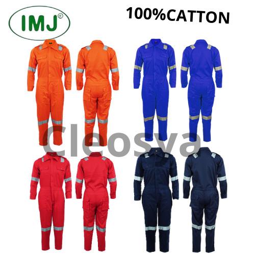 Jual Wearpack IMJ Safety semi catton Seragam kerja proyek 3m - M ...