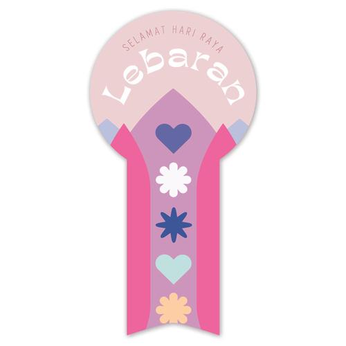 Jual Stiker Lebaran Motif Cantik Label Toples Makanan Tema EID Mubarak ...