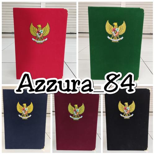 Jual map kantor map bludru upacara bendera logo garuda full colour ...