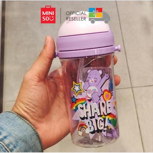Jual Miniso x Care Bears Botol With Shoulder Strap 400ml - Pink ...