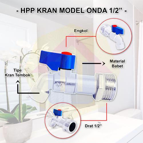 Jual HPP KRAN MODEL ONDA 1/2 INCH - KRAN TEMBOK BABET - Kota Surabaya - wimansa | Tokopedia