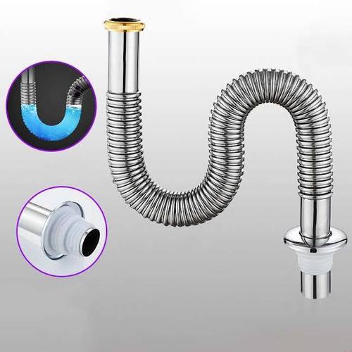 Jual Pipa pembuangan kitchen sink stainless / Pipa sink stainless ...