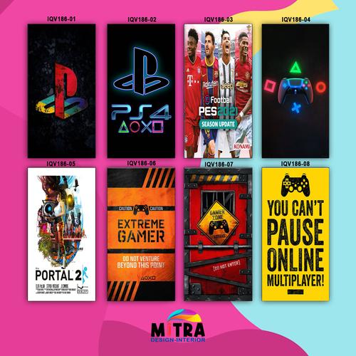 Jual Hiasan dinding Poster Rental PS 3 PS4 PS5 H Gamers game zone Vol 2 ...