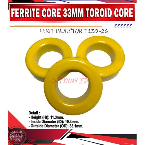 Jual FERRITE CORE TOROID CORE 33MM FERIT INDUCTOR T130-26 - Kab. Madiun ...