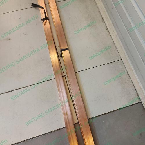 Jual busbar tembaga 10mm x 30mm x panjang 2 meter bar tembaga 10mm x ...