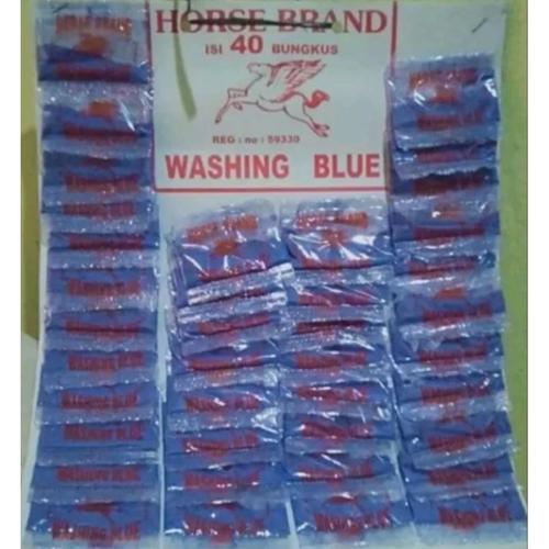 Jual Blau bubuk cap kuda terbang sachet isi 40 bungkus - Jakarta Pusat ...