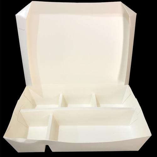 Jual Paper Lunch Box 5 Sekat Ivory / Kotak Makanan 5 Sekat Putih - Kota ...